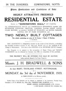 Edwinstowe Hall - Edwinstowe Historical Society